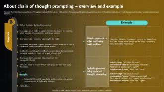 About Chain Of Thought Prompting Overview Prompt Engineering For