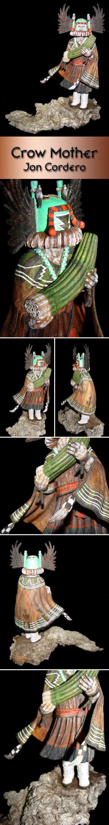 Hopi Kachina By Jon Cordero Crow Mother