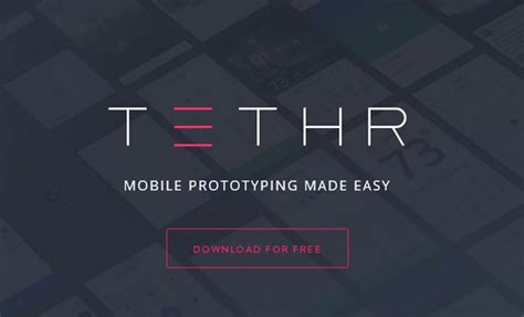 Free Download TETHR The Most Beautiful IOS Design Kit Ever Made Designbeep