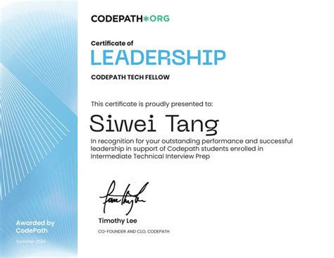 Techfellow Codepath Technicalinterview Empowerment Mentorship