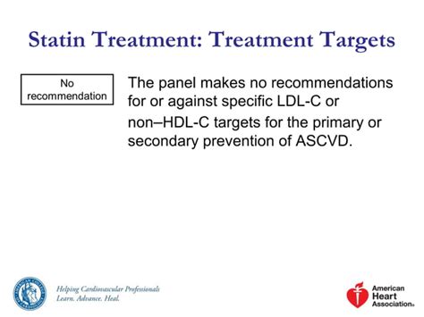 2013 Prevention Guidelines Cholesterol Slide Set 4 Ppt
