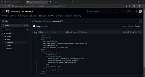 Muskan Rajput On Linkedin Webdevelopmentintern Frontenddevelopment