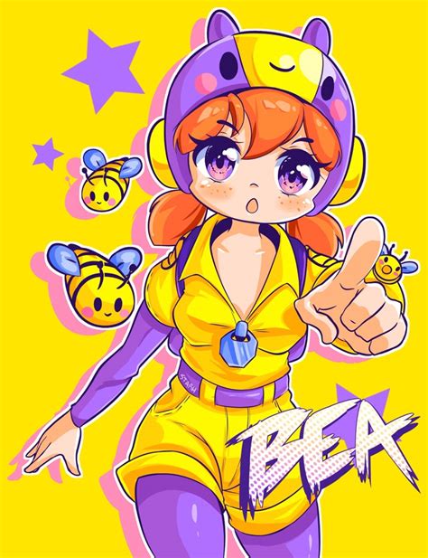 Bea Brawl Stars By Starhsama On Deviantart Star Wars Sanat Retro Posterler Disney Sanat