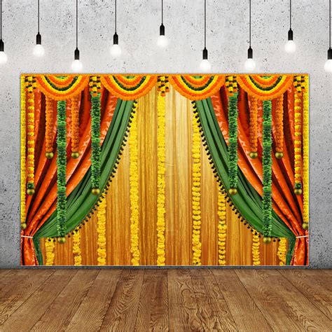 Buy Lofaris India Pooja Photography Backdrop Puja Ganpati Pooja