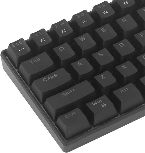 GOWENIC 60 Mechanical Gaming Keyboard 61 Keys Mini Portable Keyboard LED Backlit Detachable USB