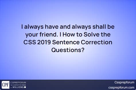 Css Solved Corrections Cssprepforum