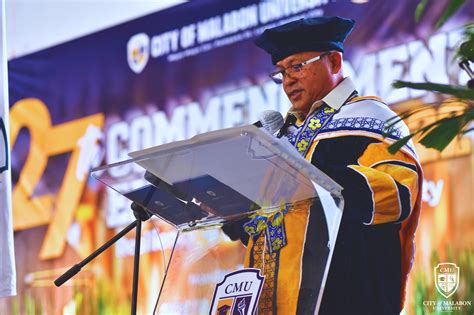 Cmu Graduation Highlights Batch 22 City Of Malabon University