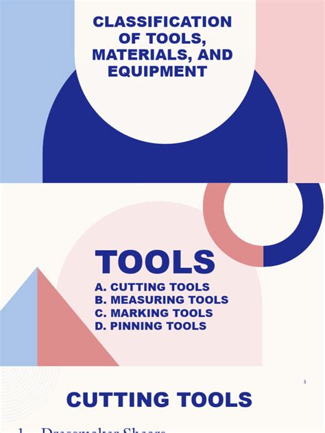 Classification Of Tools Materials And Equipment Pdf Sewing Seam