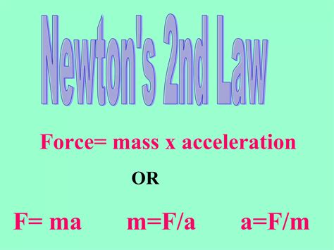 6 Newtons Second Law Ppt