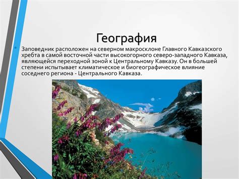Тебердинский заповедник презентация онлайн