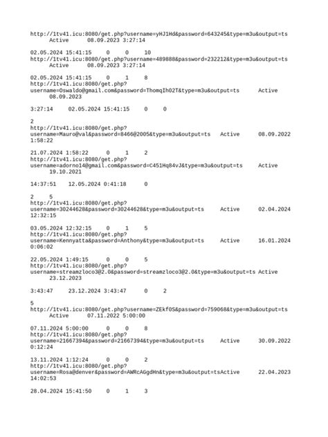 X9 Free Iptv Links M3u Exp2024 Playlist 23042024 Pdf Computer File