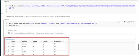 Failed To Run Spark Query In Databricks Notebook After Storage