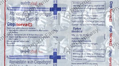 Clopitorva 10 Capsule Uses Side Effects Price Dosage And More Info