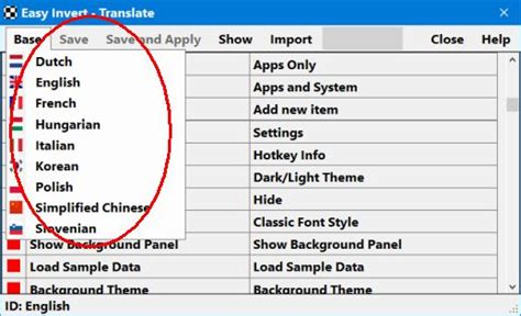 Easy Window Invert Translation