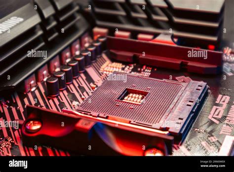 Kyiv Ukraine January 05 2022 Asus Tuf Gaming Modern Pc Motherboard