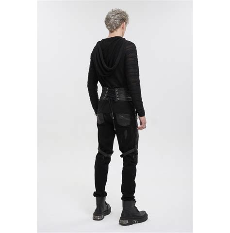 Gothic Criss Cross Back Strap Buckle Girdle Thinkers Rebelsmarket
