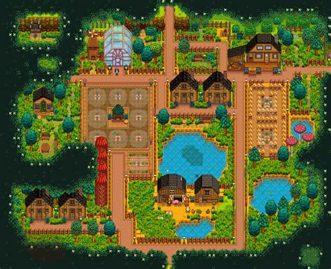 Forest Farm Layouts Stardewvalley Farm Layout Stardew Vrogue Co
