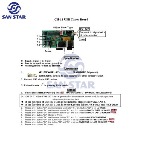 Ch18 Usb Time Control Pcb Timer Board Coin Operated Machine Usb Devices Vending Machine Timer