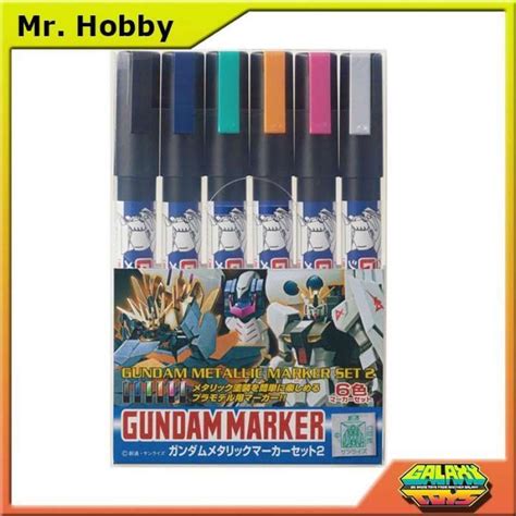 Jual Mr Hobby Mr Color GUNDAM METALLIC MARKER SET GMS 125 Di Seller