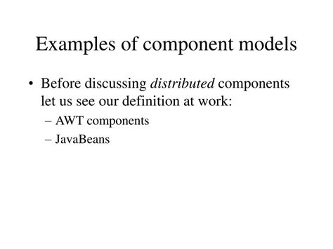 Ppt Introduction To Distributed Component Models Powerpoint Presentation Id5117881