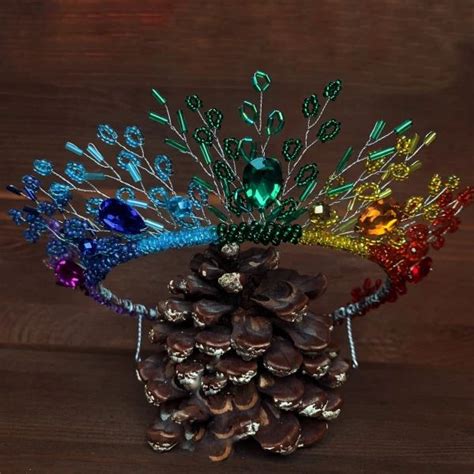 Rainbow Crown Rainbow Headpiece Lgbt Crown Lgbtq Accessor Inspire