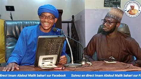 Live Streaming Of Imam Abdoul Malik Bahari Youtube
