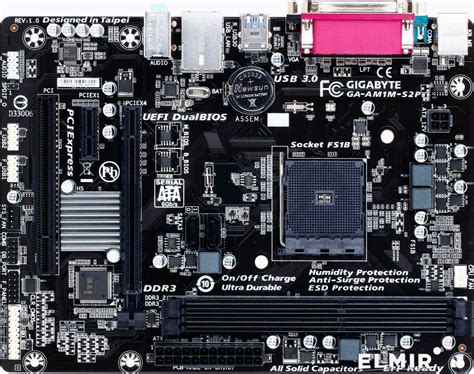 Материнская плата GigaByte GA-AM1M-S2P s-AM1 купить | Elmir - цена ...