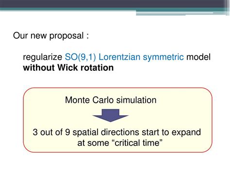 ppt expanding 3 1 dimensional universe from a lorentzian matrix