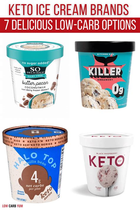 Keto Ice Cream Brands 7 Low Carb Options Low Carb Yum