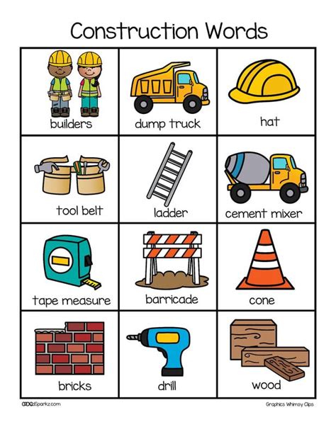 Construction Worksheets Preschool At Anna Maxine Blog