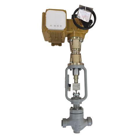 Control Valve Motor Type Globe Dn50 Cylinder Piston Electronic Actuator Flow Boiler Feed Water