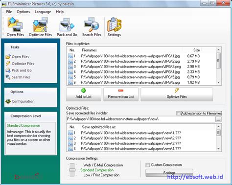 Fileminimizer Pictures Ebsoft