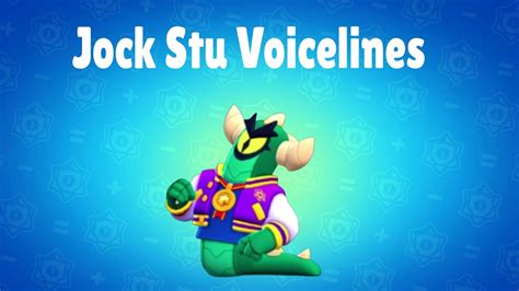 Brawl Stars Jock Stu Voicelines Youtube