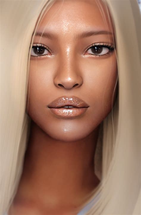 Poyopoyo LIPS N HIGHLIGHTER N Makeup Set N PoyoPoyo Sims Cc Makeup Makeup Cc