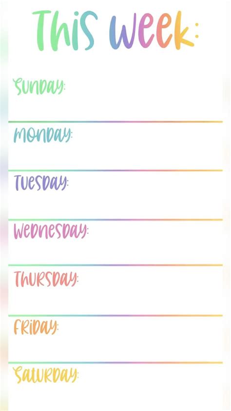 Calendar Template For Procreate Calendar Productivity Hacks