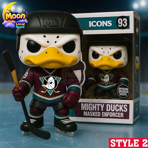 Mighty Ducks Masked Enforcer Collectible Pop Figure Vinyl Moonlocalbrand