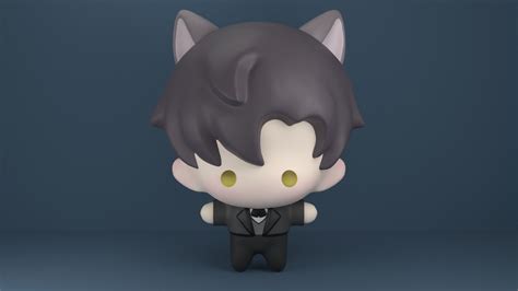 Zayne Cat Love And Deepspace 3d Print Model Printable 3d Model 3d