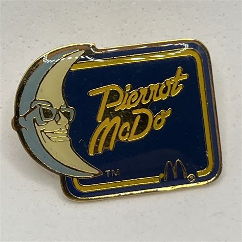 Mcdonalds Pierrot Mcdo French Make It Mac Tonight Big Mac Enamel Lapel