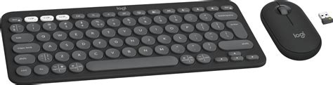 Logitech 920 012239 Pebble 2 Tonal Graphite Wireless Keyboard And Mouse Combo Wootware