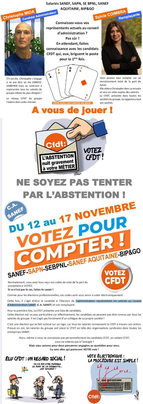AUTOROUTES SANEF Élection de ladministrateur représentant les salariés au Conseil d