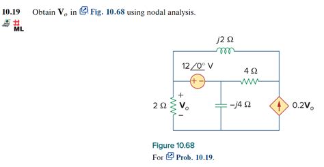 solved please use mesh analysis instead please10 19 ﻿obtain