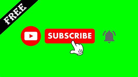 Youtube Best Subscirbe Button Copyright Free Videos Green Screen Production YouTube