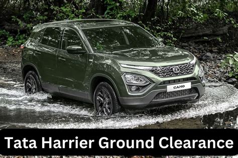 The Tata Harrier Ground Clearance Is 205mm With No Occupants On Board