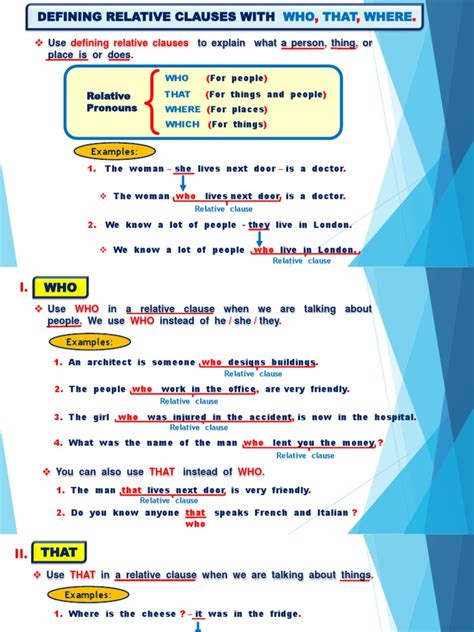 unit 3c grammar defining relative clauses pdf grammar syntax