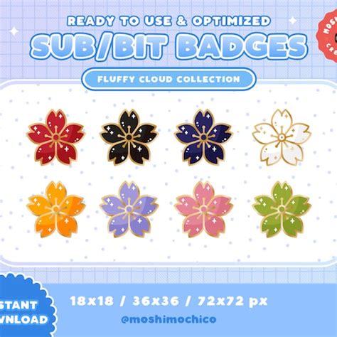 Twitch Sub Badges Bit Badges Emote Cute Glossy Spooky Etsy
