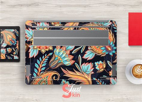 Hp Laptop Skinhp Envy X360 Custom Skinpersonalized Flowers Etsy