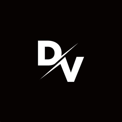 DV Logo Letter Monogram Slash With Modern Logo Designs Template 2840004