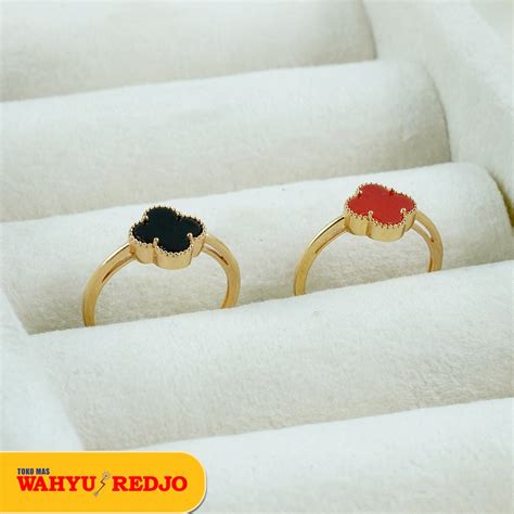 Jual Cincin Emas Van Cleef Kadar 16k Wahyu Redjo Shopee Indonesia