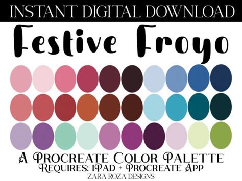 Misunderstood Procreate Color Palette Graphic By Zararozadesigns