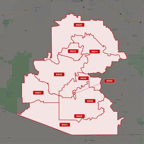 Printable Arizona Zip Code Map Printable Calendars At A Glance